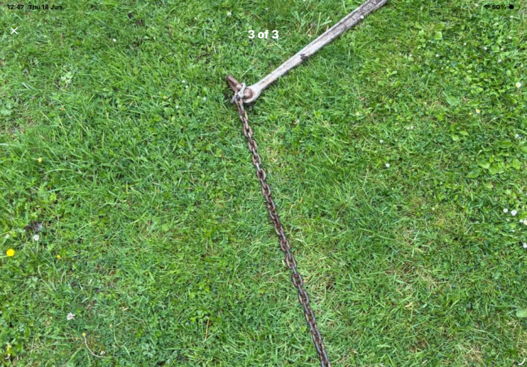Boat Anchor - plough Type, Heavy Duty 9kg 7 meter chain , £60.00 for Sale