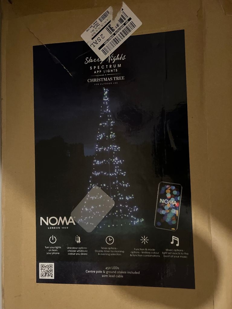 Christmas 4M Starry Nights Pole Tree NOMA | in Middleton, Manchester ...