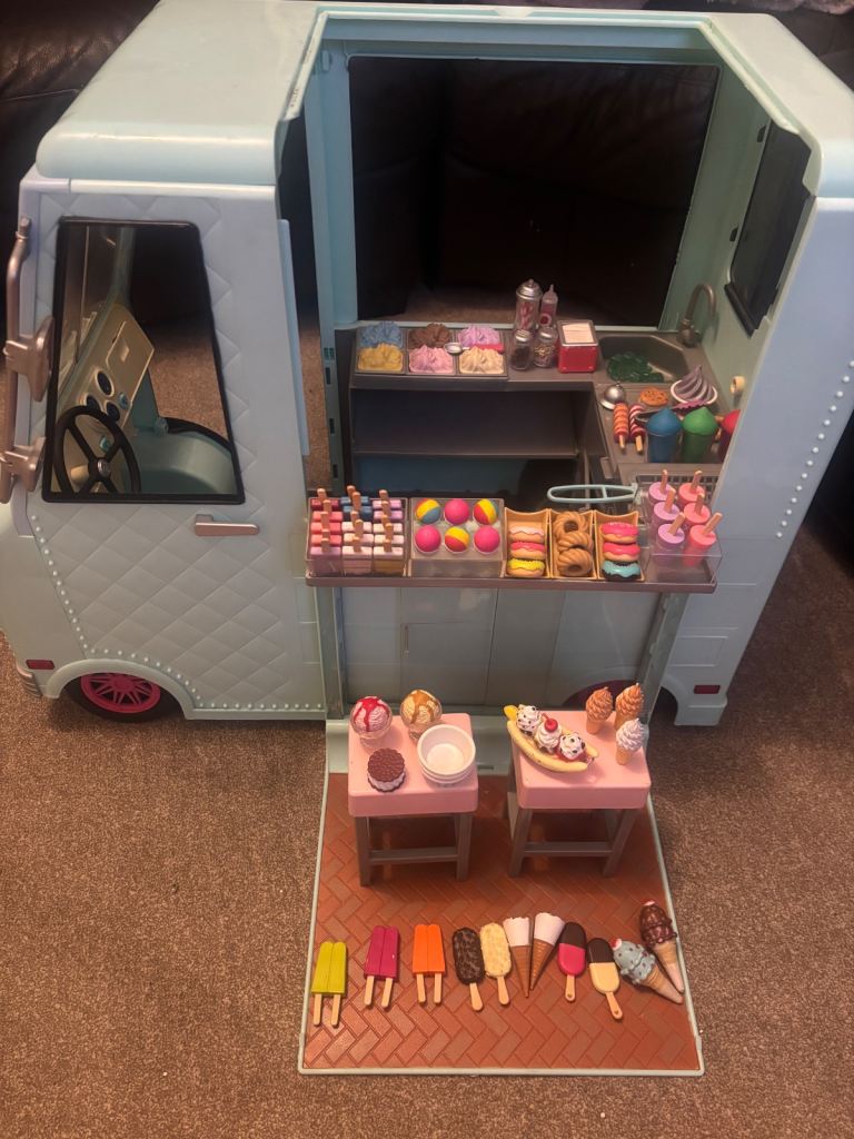 Our Generation Ice Cream Truck Sweet Stop Playset dolls | in Liverpool ...