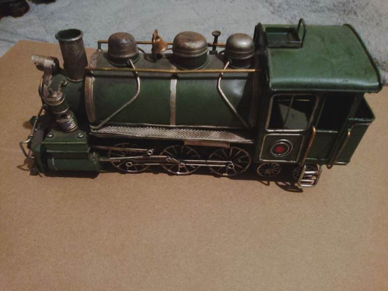 Collectable rustic tin model of a steam engine | in Exeter, Devon | Gumtree