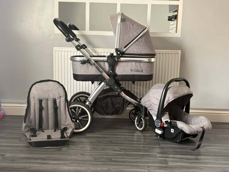iVOGUE Baby Travel System - Pushchair, Carrycot & Car Seat, £100.00 for ...