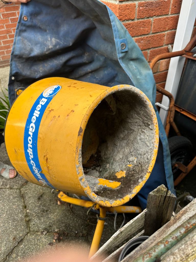 Belle group Minimix cement mixer on stand, £150.00 for Sale