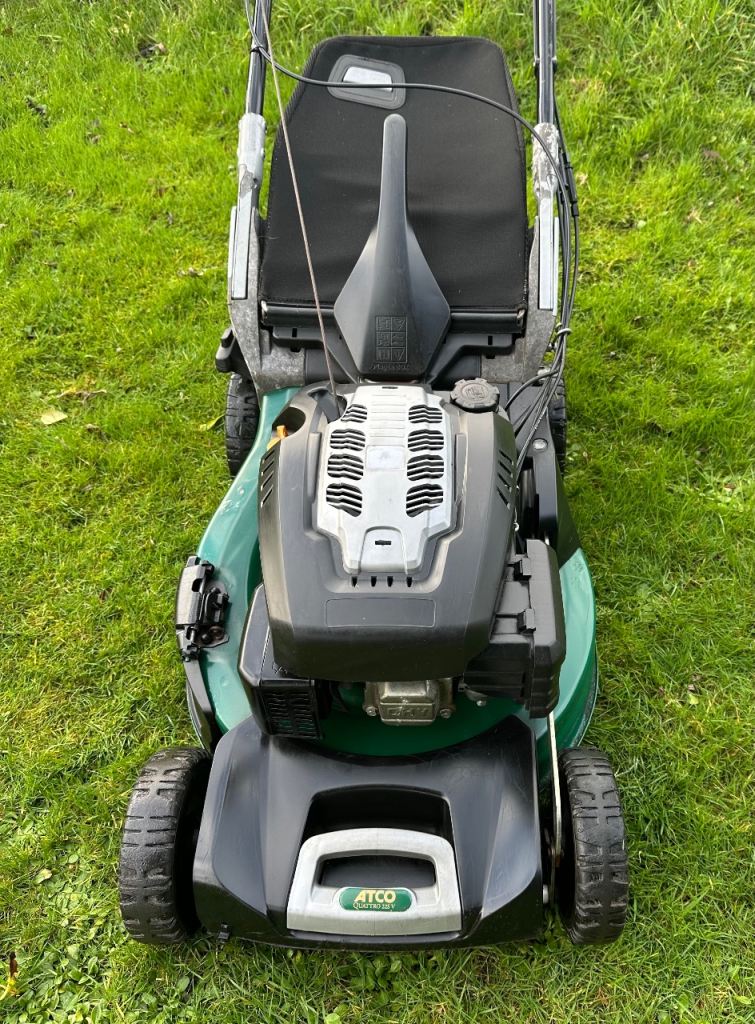 Atco Quattro 4in1 21”cut lawnmower top of range heavy duty 196cc Vari ...