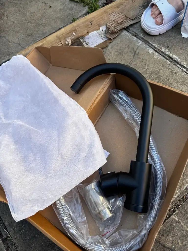 New Black Kitchen Mixer Tap – Modern Design, £18.00 for Sale in ...