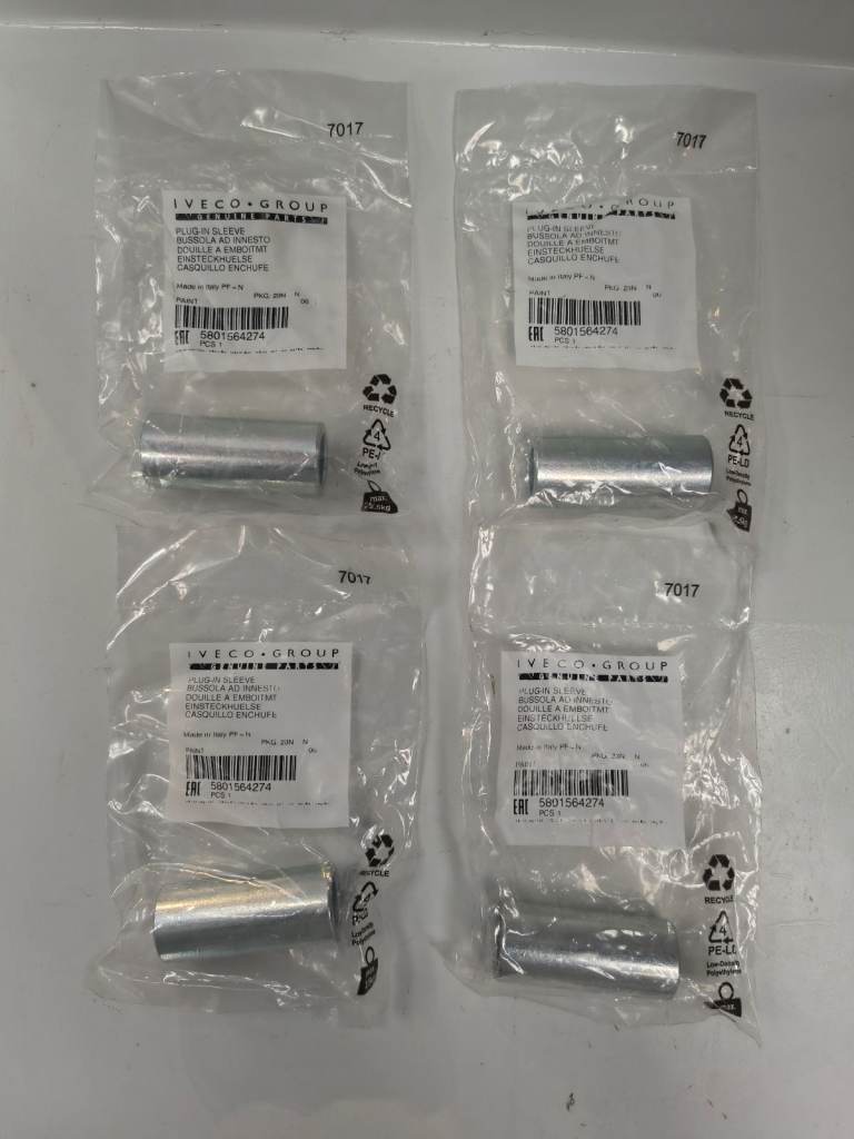 Iveco Daily Wishbone Bushes 5801564276 x 8 and Sleeves 5801564274 x 4 ...