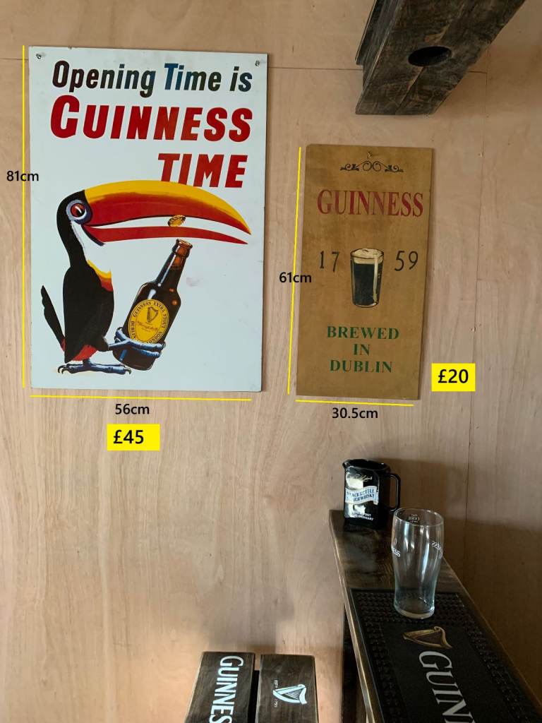 Selection of Handmade Wooden Wall Signs/ Home Bars/ Man Caves etc. | in ...
