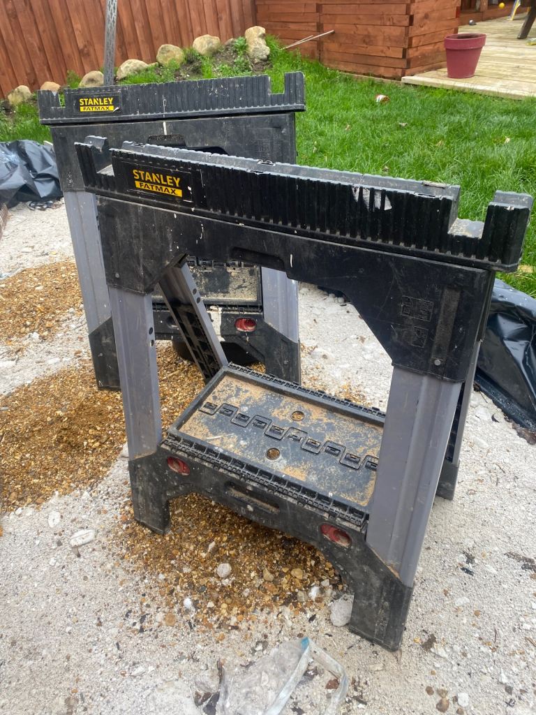 Stanley folding aluminium saw horses’s | in Bognor Regis, West Sussex ...