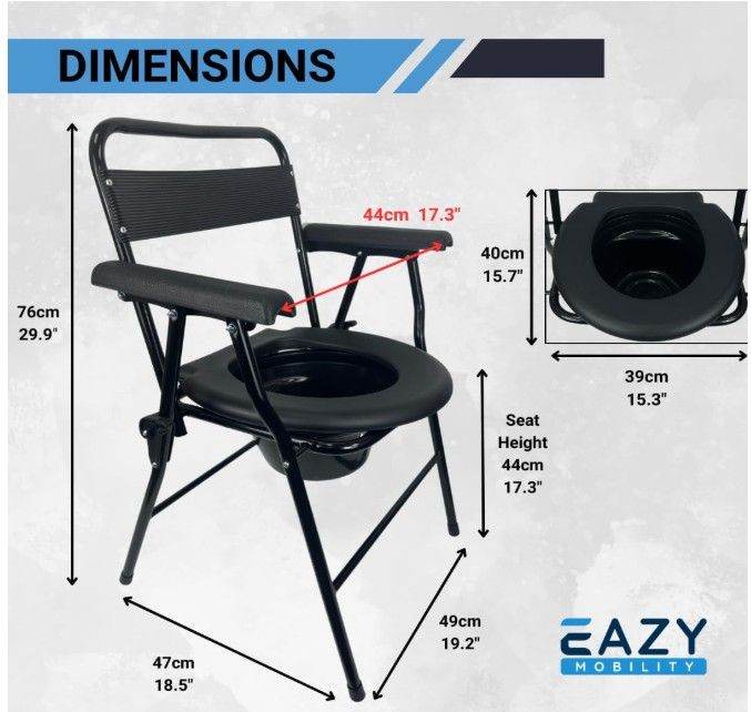 Commode Chair - Foldable | in Clevedon, Somerset | Gumtree