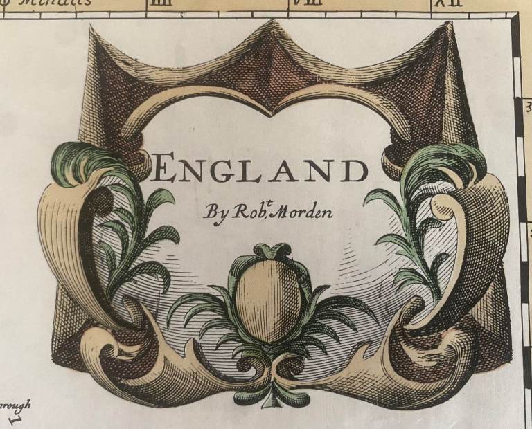 Map ' Old Antique Map of England by Robert Morden, £20.00 for Sale
