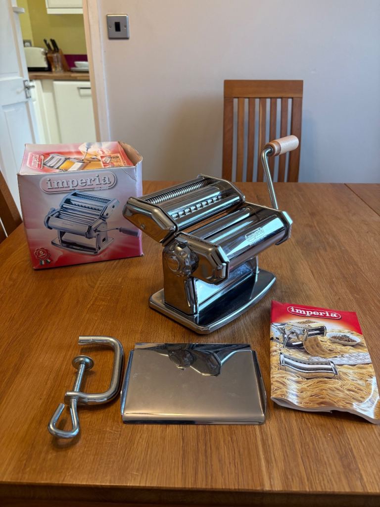 Imperia Pasta Machine Roller Hand Operated Pasta Machine Pasta Maker ...