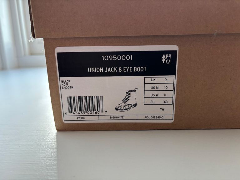 Retro Doc Martens Union Jack Toe Cap Pre Owned But Mint Condition | in ...