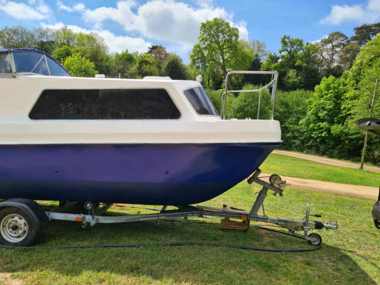 Dawncraft Dandy fishing river cruiser boat 19ft Tohatsu 30hp m30a | in ...