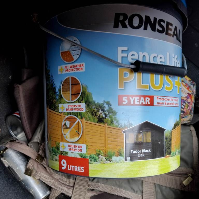 9ltrs of Ronseal Tudor black osak | in Astwood Bank, Worcestershire ...
