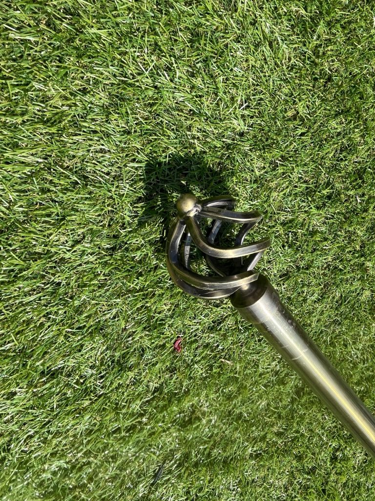 Brass expanding curtain pole & fittings | in Weston-super-Mare ...