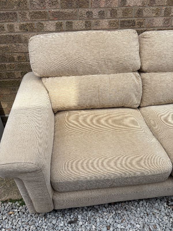 Beige fabric two seater sofa from next FREE for Sale in Norwich, Norfolk