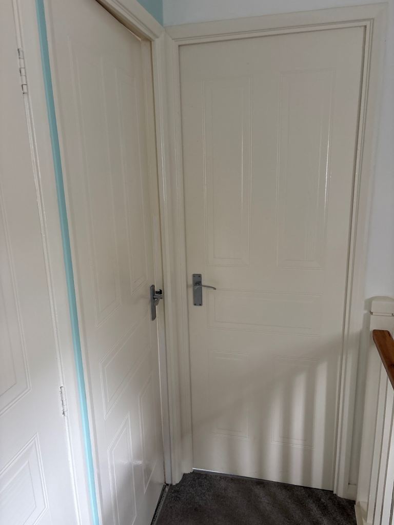 Variety of White Internal and glazed Doors with Modern Handle, £250.00 ...