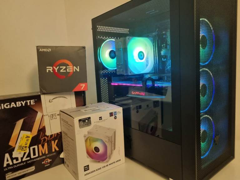 BARGAIN RYZEN 7 GAMING PC GTX 1070 RAM 16GB SSD 1TB 16threads DESKTOP ...