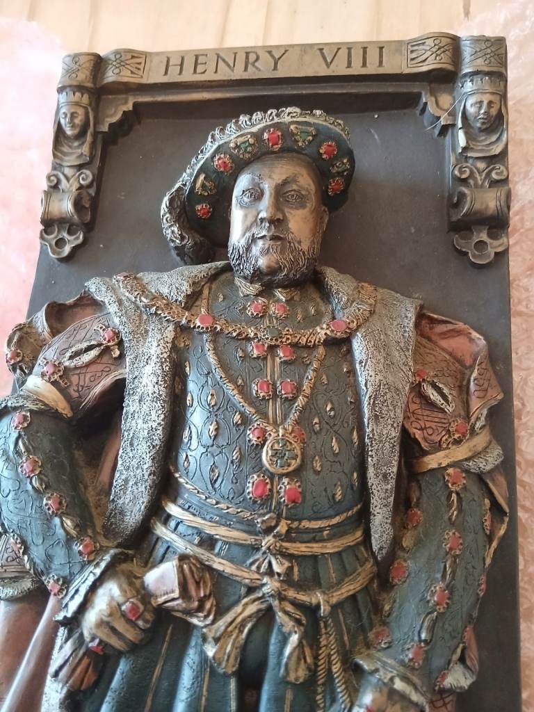 💥Marcus Designs ... wall plaque ...Henry V111 .... stunning detail | in ...