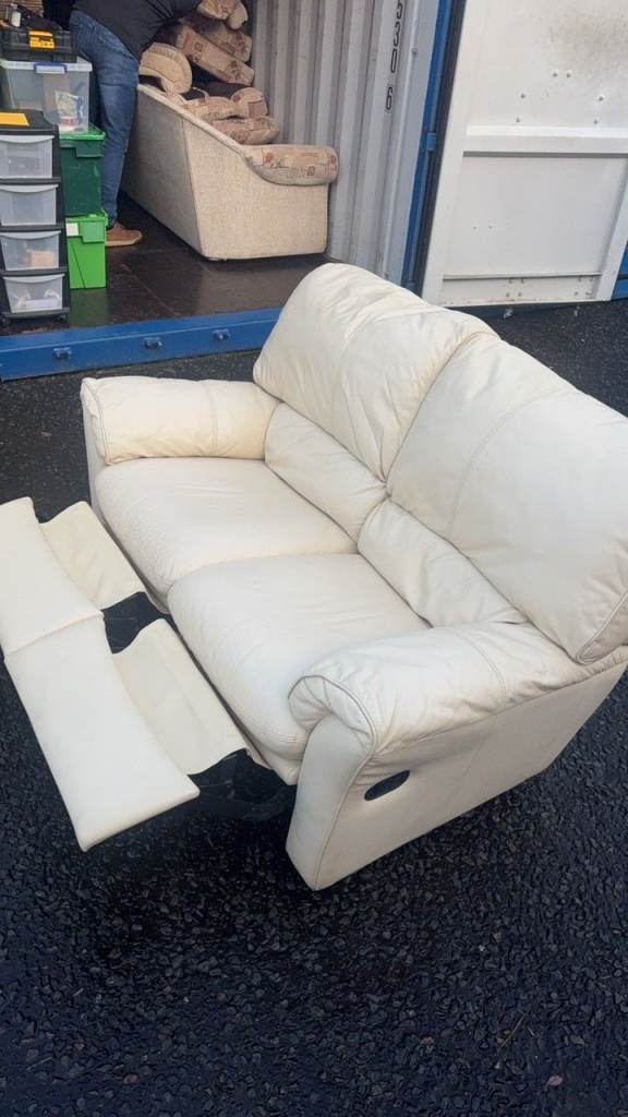2 Seater recliner sofa cream, Living Room, Games Room | in Coleraine ...