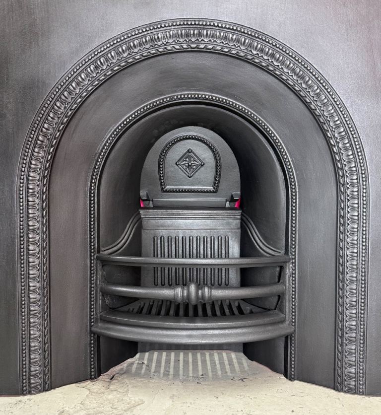 Restored Victorian Cast Iron Fireplace Fire Surround Insert | in ...