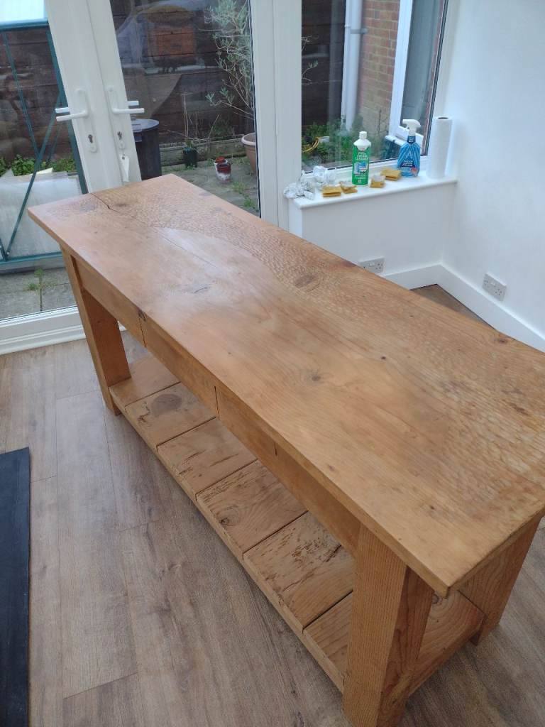 Beautiful artist made freestanding quality kitchen workbench/ sideboard ...
