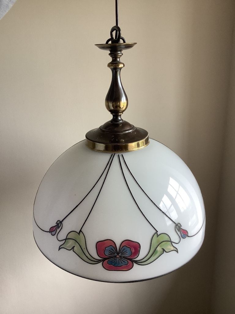 Art Deco style ceiling lights (2), £50.00 for Sale in Craven Arms ...