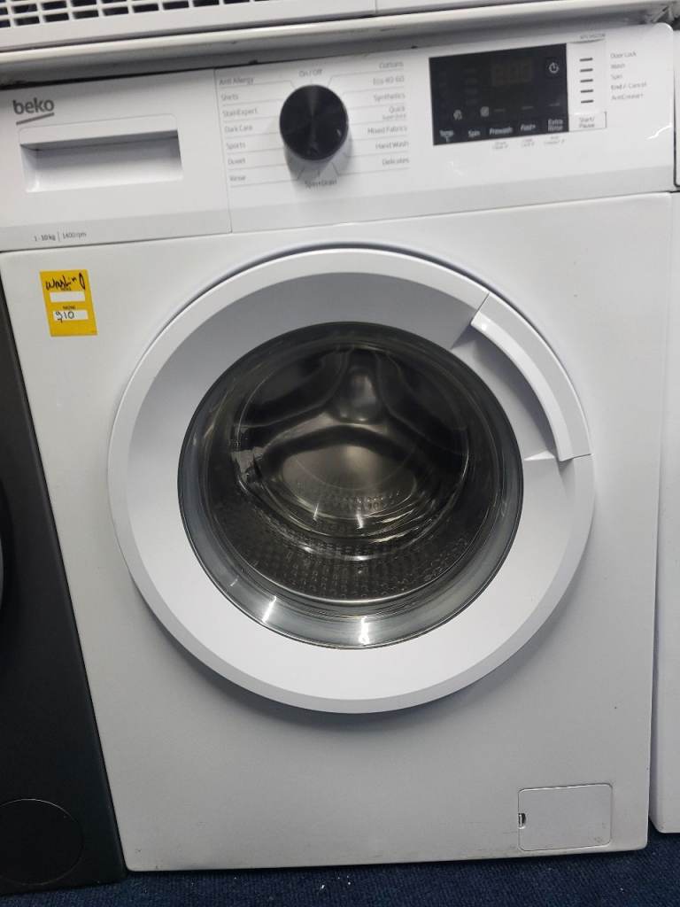Refurbished Beko WTK104121W Freestanding 10KG 1400 Spin Washing Machine ...