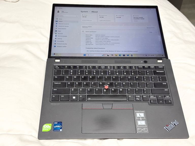 CAN DELIVER,LENOVO THINKPAD T14S 3RD GEN 14 INCH TOUCHSCREEN LAPTOP ...