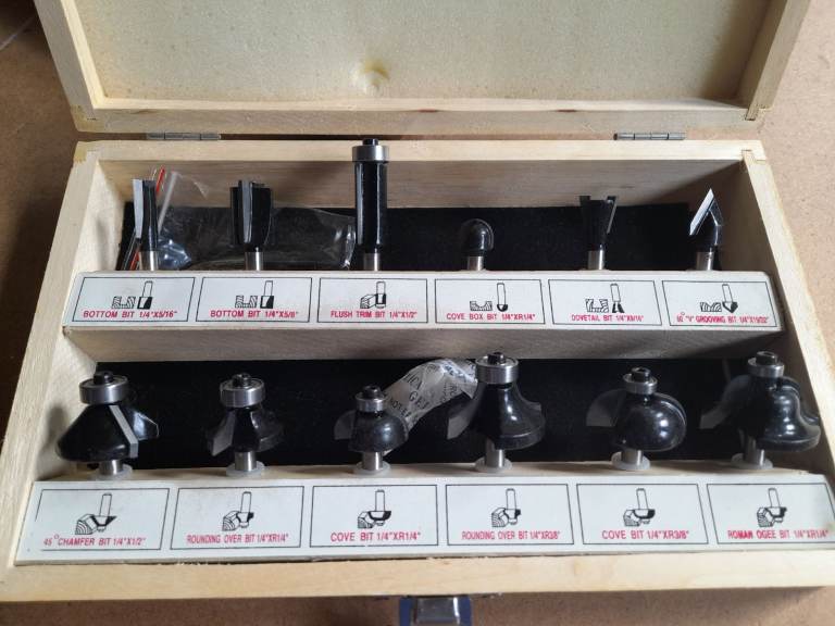 Router cutter set | in Honiton, Devon | Gumtree