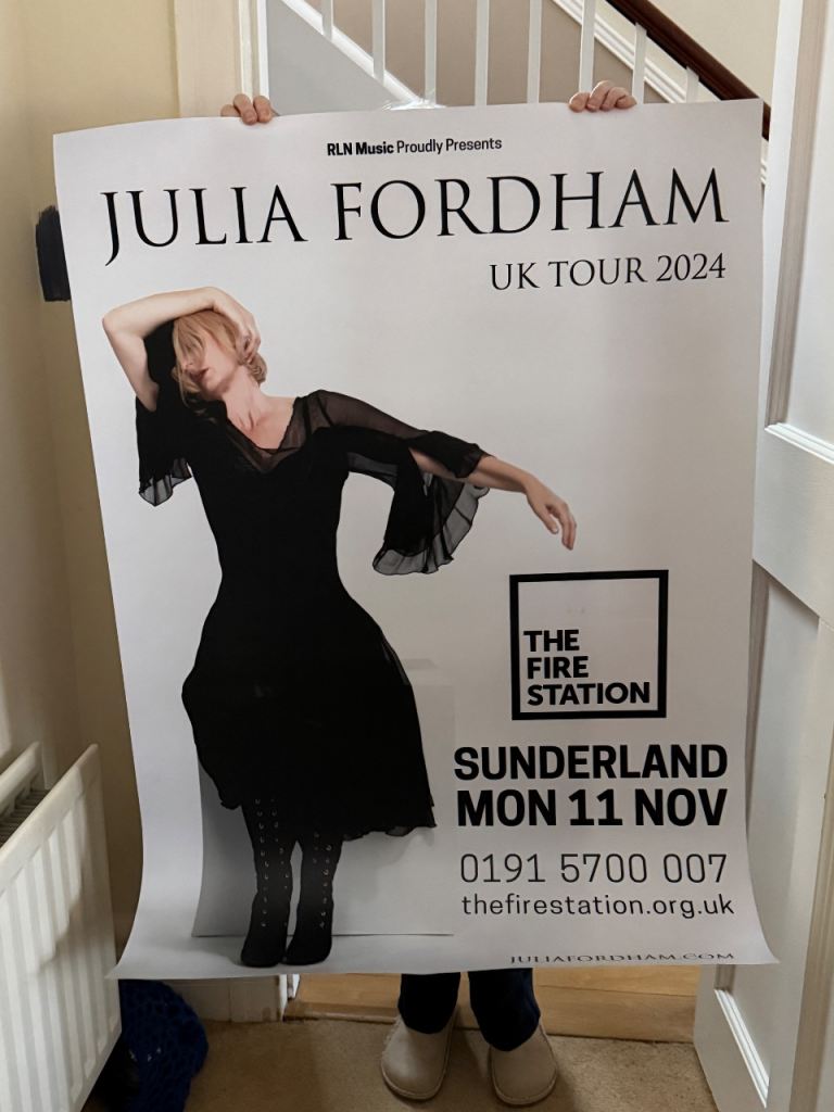 Julia Fordham Concert Poster - Sunderland Fire Station 2024 | in ...