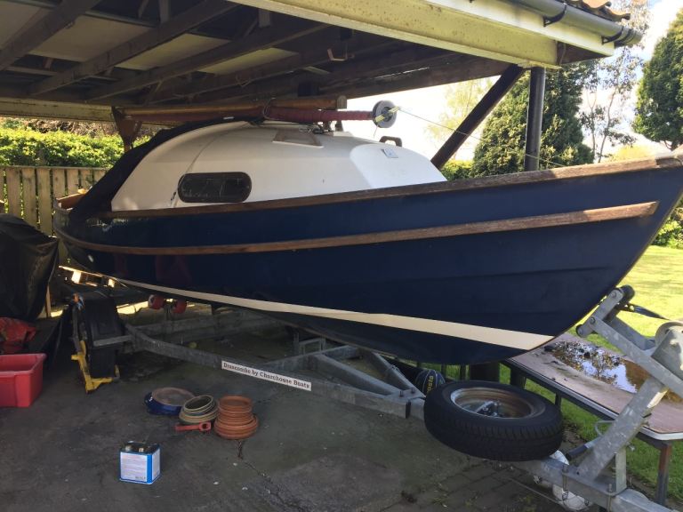 Drascombe Coaster boat with outboard motor / sails + Tinker Tramp With ...