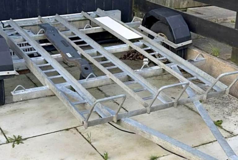 MOTORBIKE TRAILER SWAP FOR HAM CB RADIO SETUP OR RC TAMIYA TRUCK KIT or ...