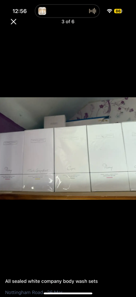 All new sealed in boxes white company body wash gift sets £16 each last ...