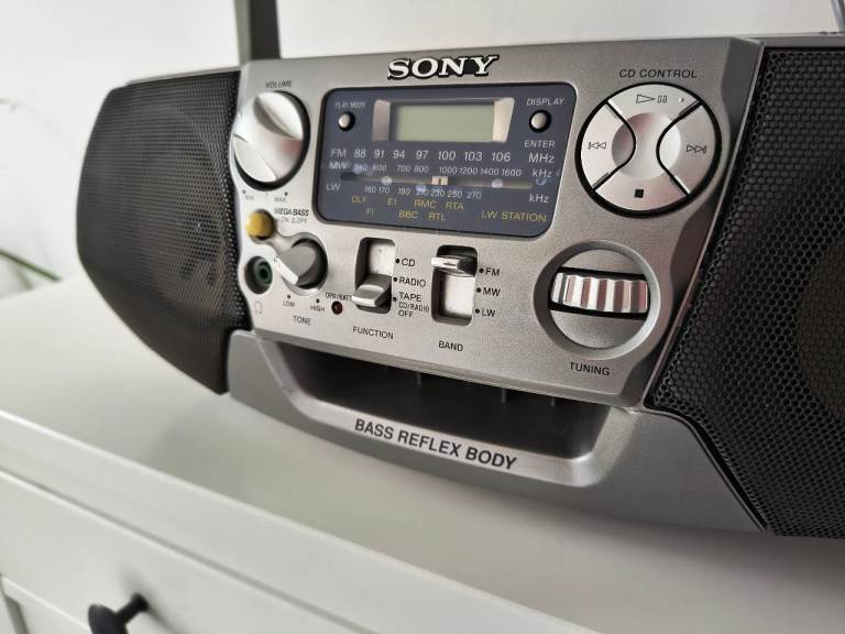 Sony CFD-V27LCD Player AM FM Radio Tape Cassette Corder Recorder ...