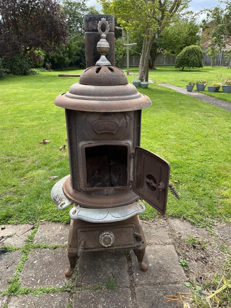 Antique Cast iron comfort stove wood burner | in Lowestoft, Suffolk ...