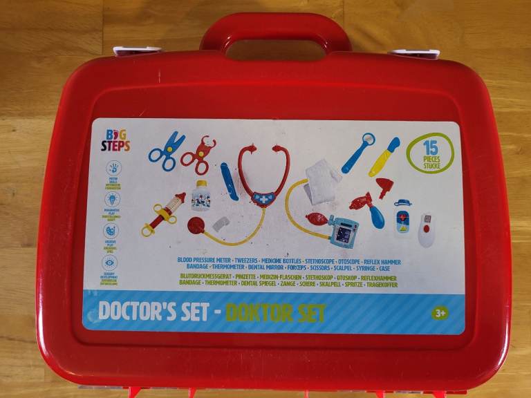 Big Steps kids doctor pretend play set toy., £8.00 for Sale