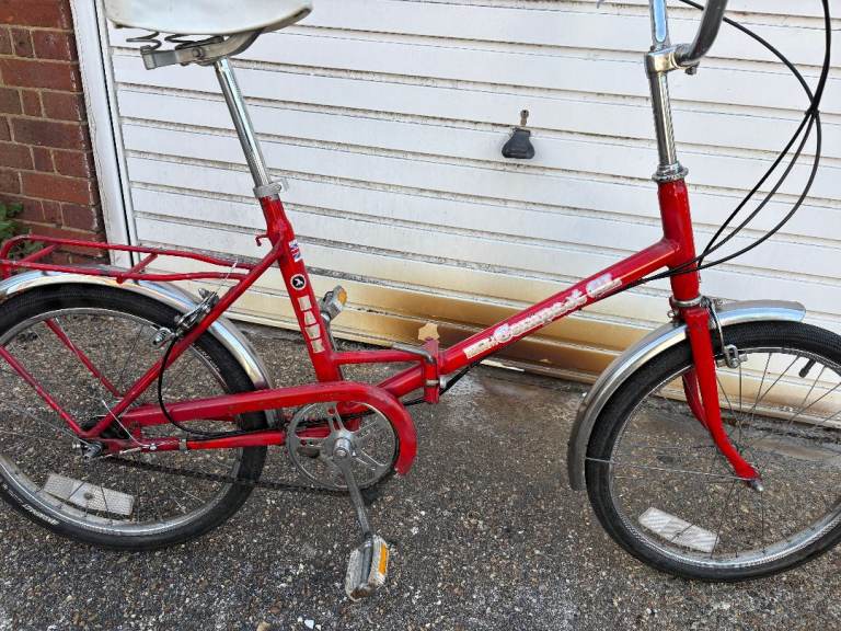Folding bike retro 20” wheels 3 gears frame 23 inch max hight from seat ...