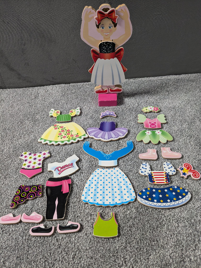 Elsa/Ballerina/Doc McStuffins magnetic dress up sets | in Coatbridge ...