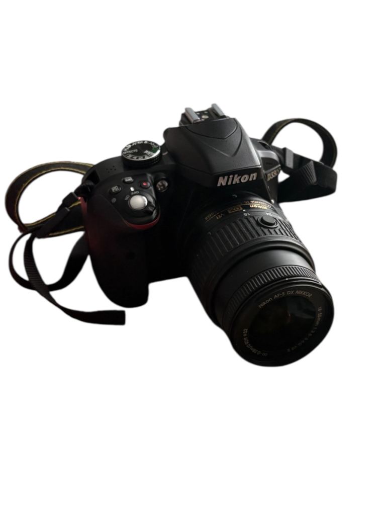 Nikon D3300 Camera with AF-P 18-55mm VR Zoom Lens Kit, Battery ...