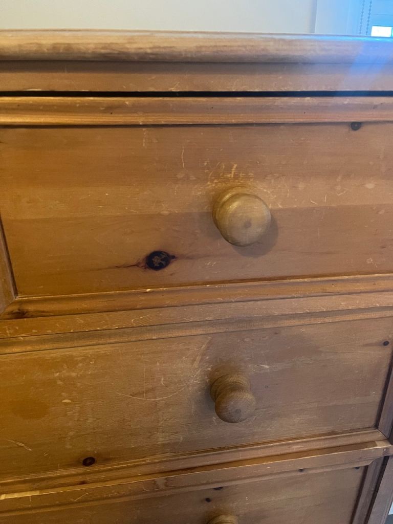 Solid Pine Tall Chest of Drawers – 6 Drawers | in Beckenham, London ...