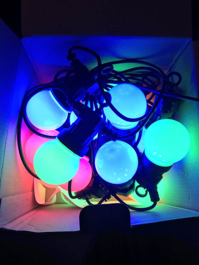 BRAND NEW: Habitat 20 LED Neon Festoon Lights - Multi-Colour, Indoor ...