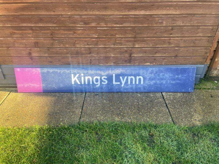 Vintage Railway Original Metal Sign Kings Lynn Station. | in Norwich ...