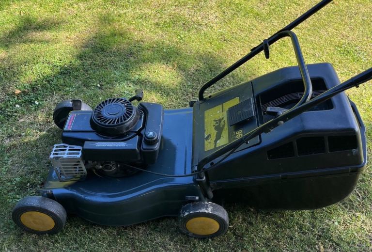 19”cut 48cm petrol lawnmower VGC serviced Alko heavy gauge steel deck ...