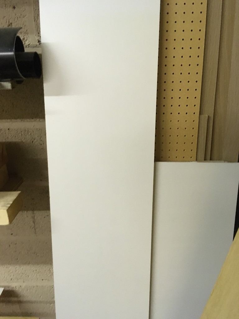 6mm Shower Wall / Splashback Offcuts (Plain Matt White finish) (for DIY ...