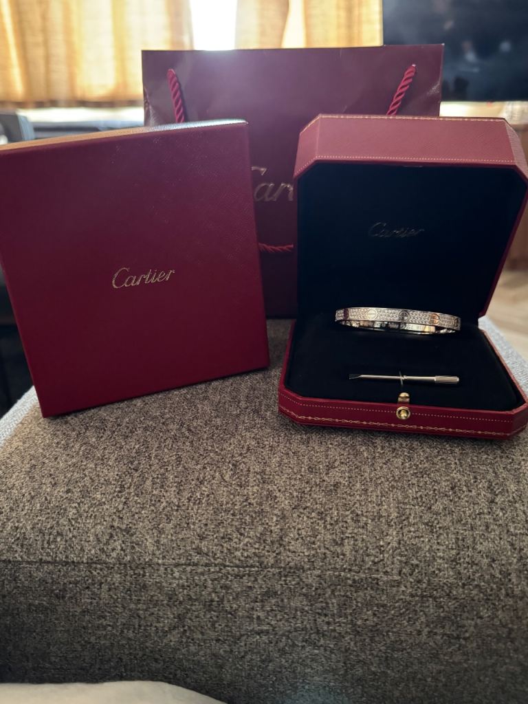 Cartier Diamond paved LOVE Bracelet. | in Manchester City Centre ...