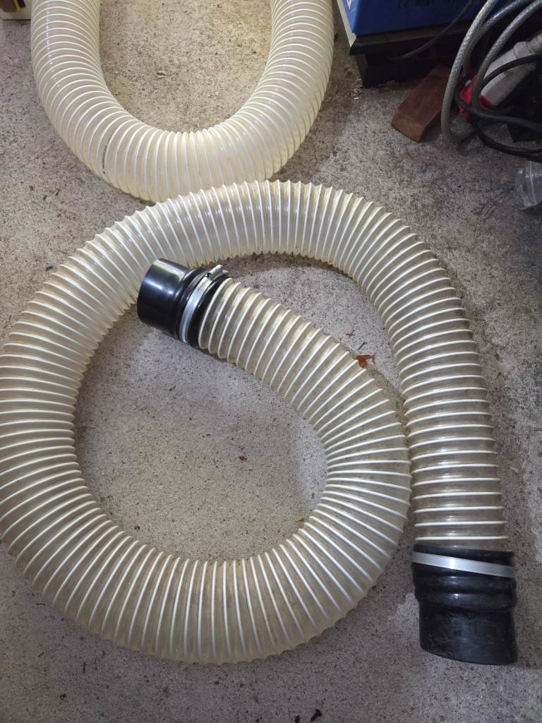 Axminster reinforced 2.4mtr 100mm dust extraction duct tube hose ...