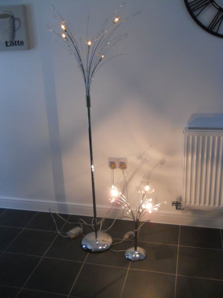 Next Lighting, Chrome Table & Floor Lamps | in Yateley, Hampshire | Gumtree