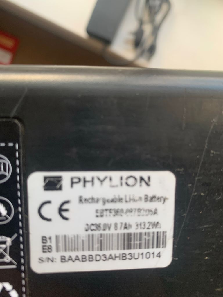 Carrera Vengeance 2.1 E Bike Battery Used | in Leicester, Leicestershire | Gumtree