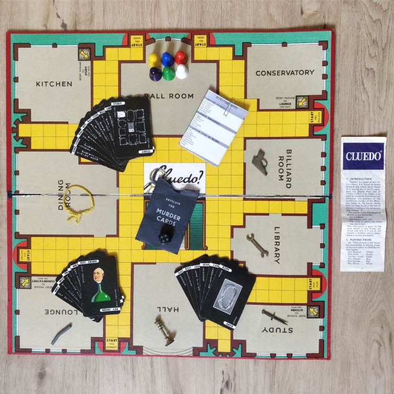 VINTAGE Cluedo Murder Mystery Fun Board Game by Waddington | in ...