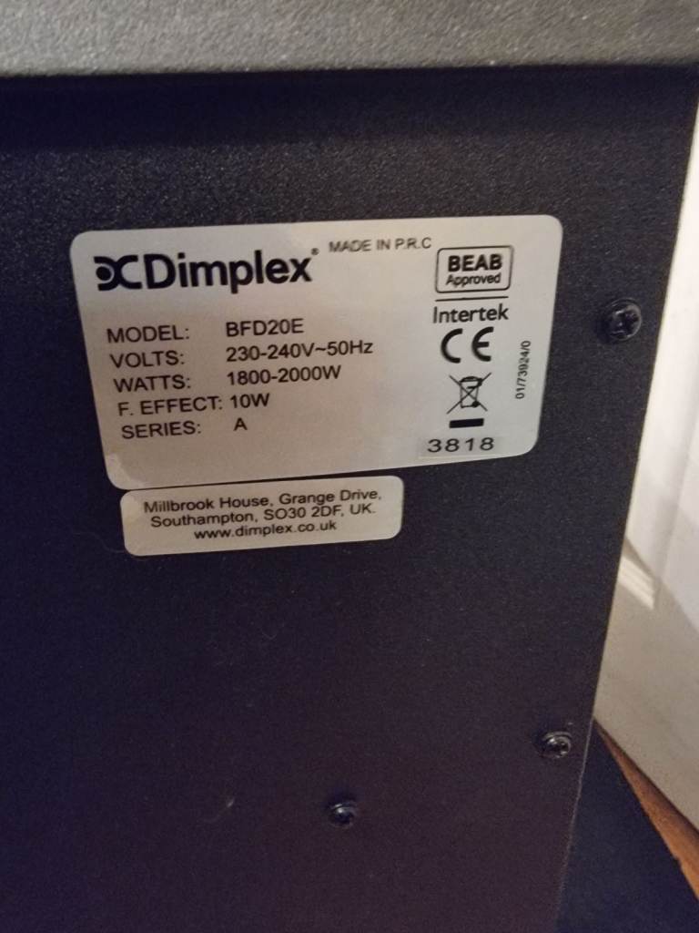 DIMPLEX OPTI FLAME TRADITIONAL BLACK CAST IRON EFFECT ELECTRIC STOVE ...